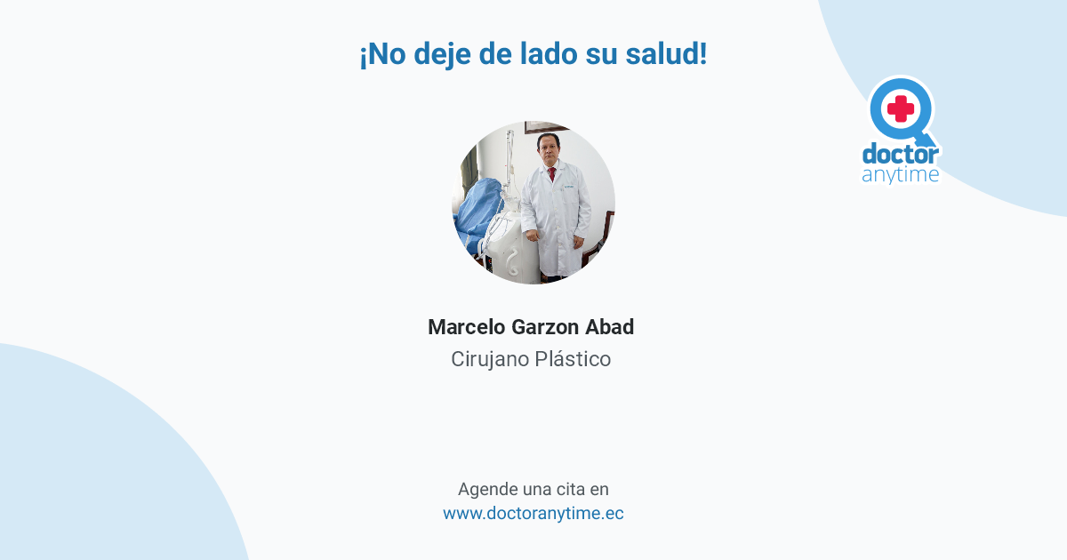 Dr. Marcelo Garzon Abad, Cirujano Plastico en Cumbayá | Agenda una cita ...